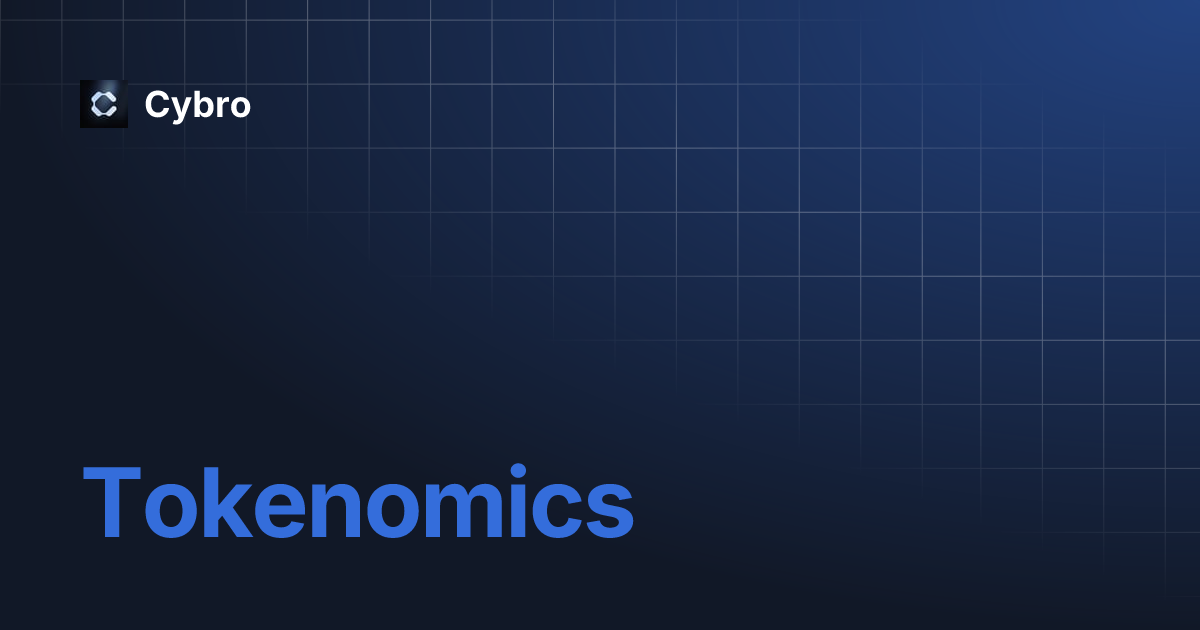 Tokenomics | Cybro
