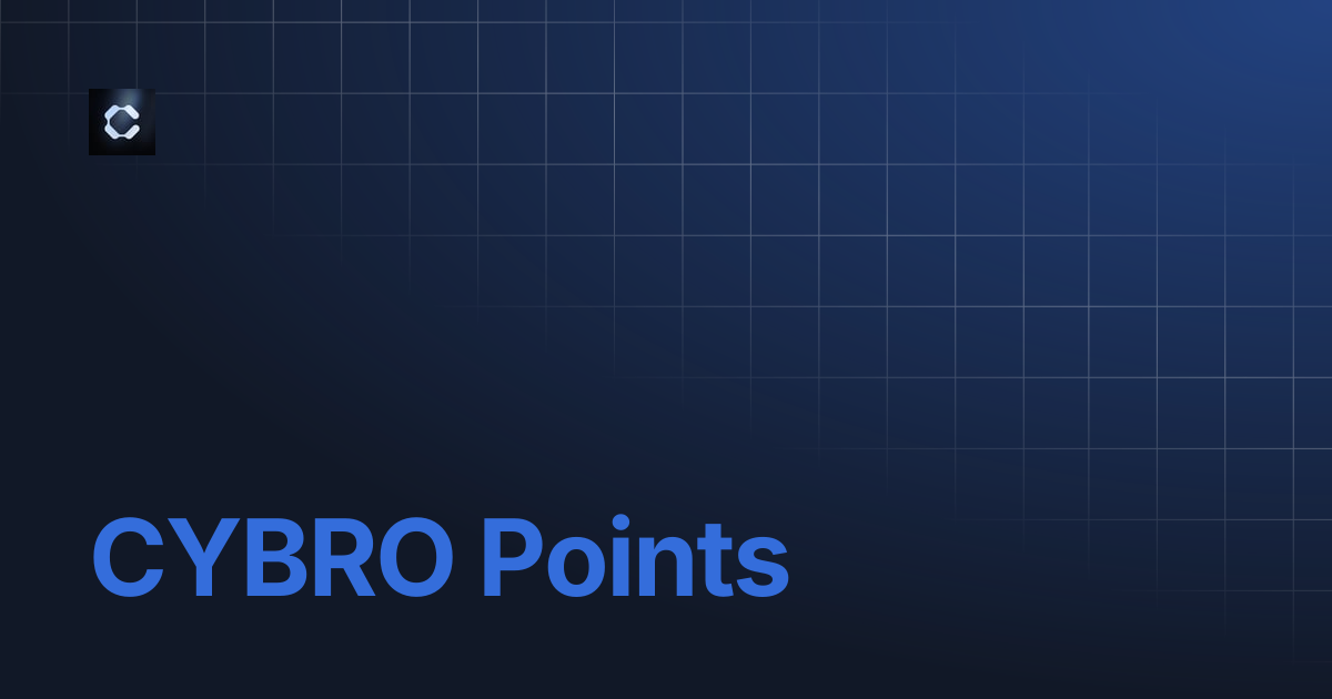 CYBRO Points | Cybro